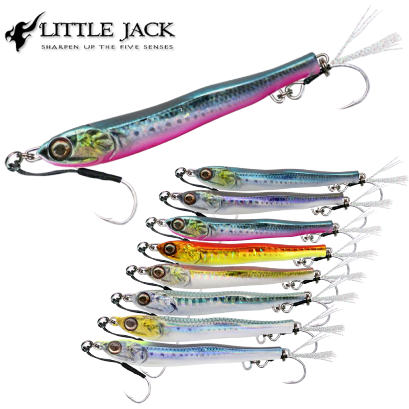LITTLE JACK Saltwater Realistic Jig Lure METAL ADICT Type 03 40g ...