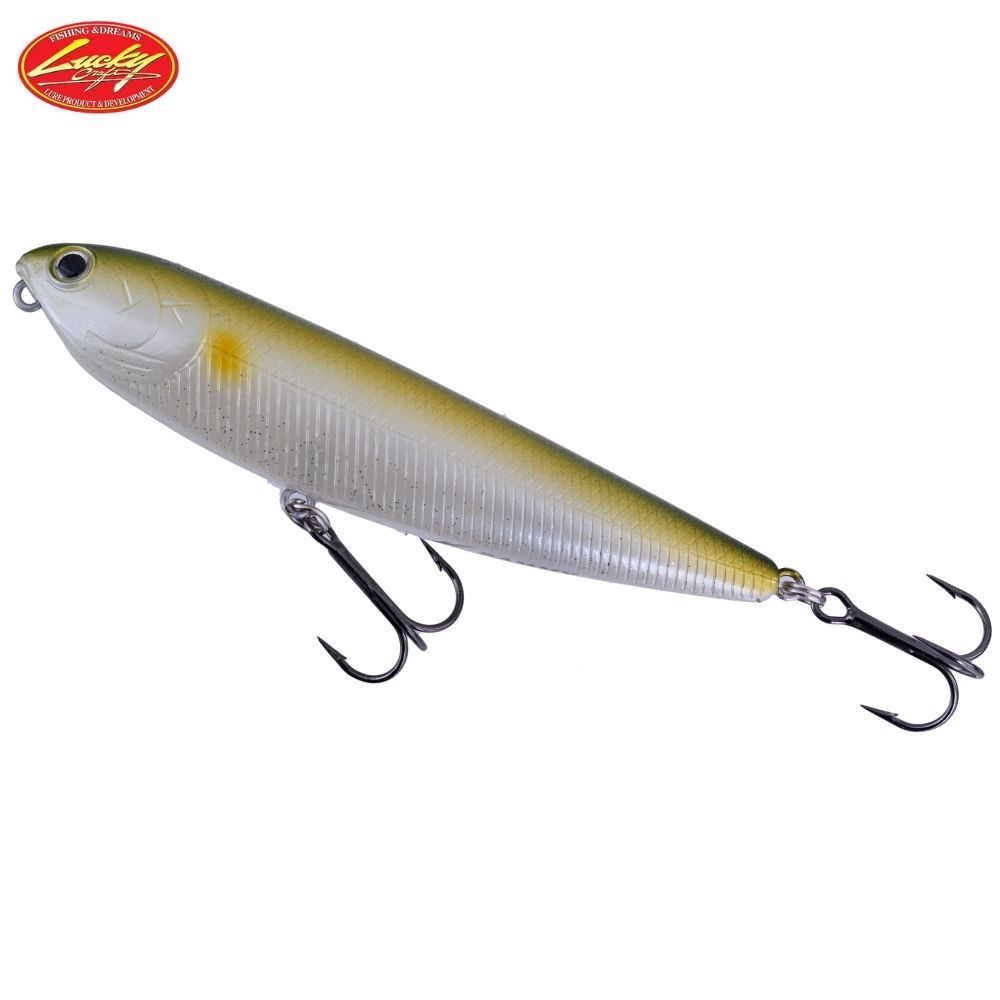 LUCKY CRAFT Topwater Floating Walk The Dog Lure SAMMY 100F Pearl Ayu ...