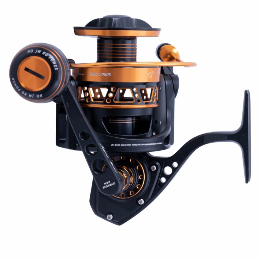 JIGGING MASTER Monster Game Spinning Reel 5000H/7000S Round Knob Black ...