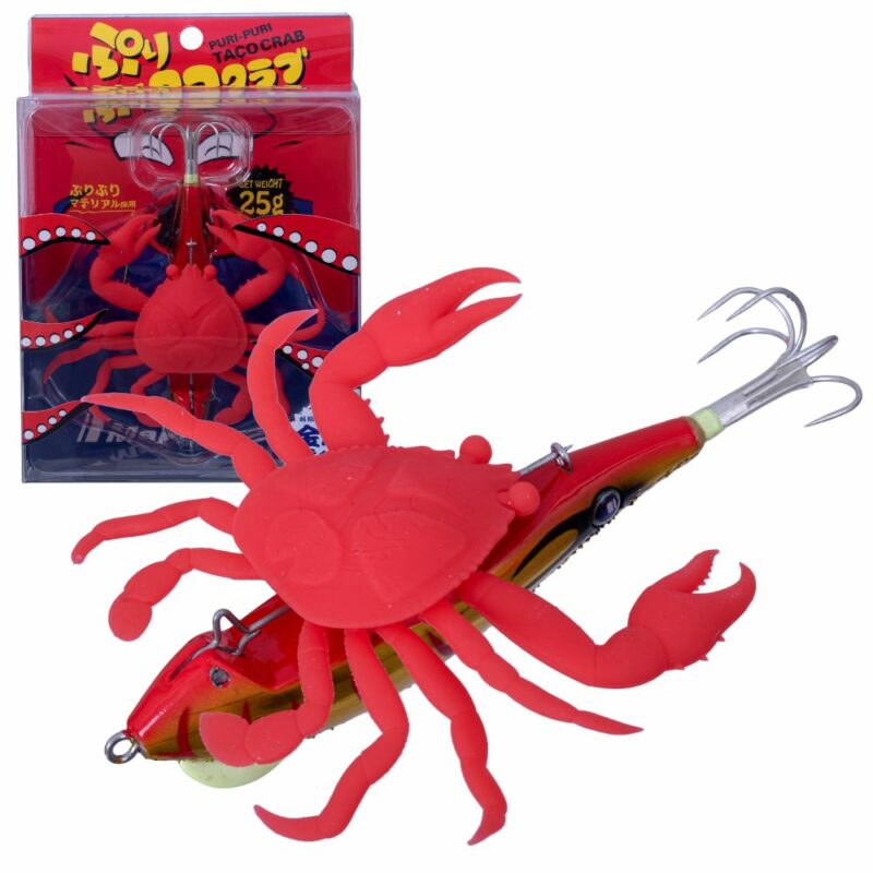 MAJOR CRAFT Octopus Fishing Jig Lure PURI-PURI TACO CRAB #006 KIN AKA ...