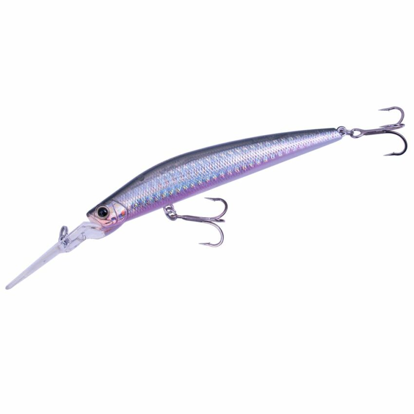 DUO Deep Diving Minnow Lure HACKER SLAVER CRANKING MINNOW 105SP SW ...
