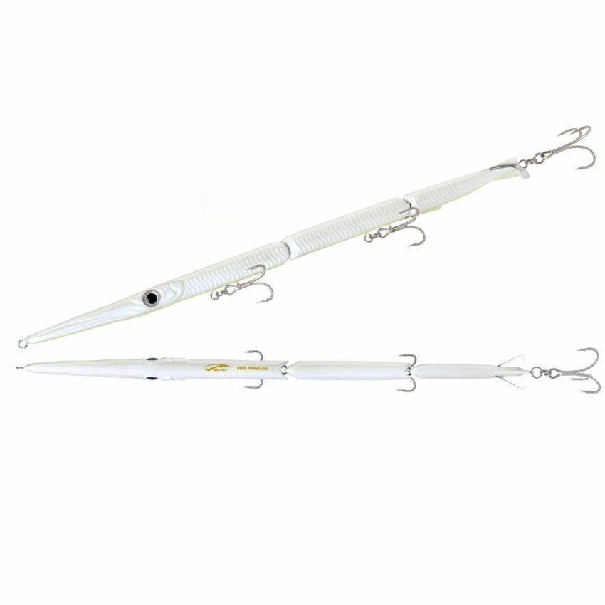 JACK FIN High Tech Needlefish Swimbait Lure JOINTED STYLO 255 UPGRADED ...